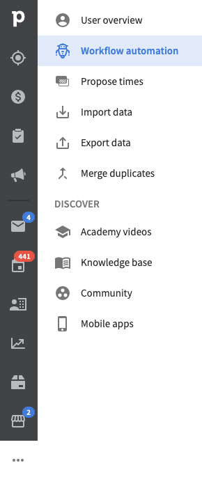 Workflow automation - Knowledge Base | Pipedrive